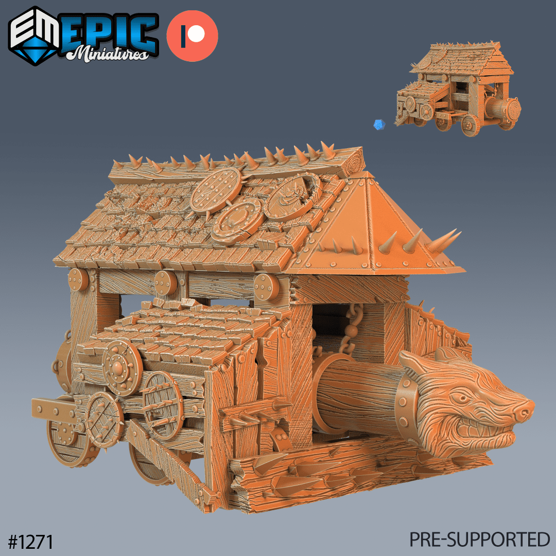 Battering Ram Wolf | Haven 3D Prints