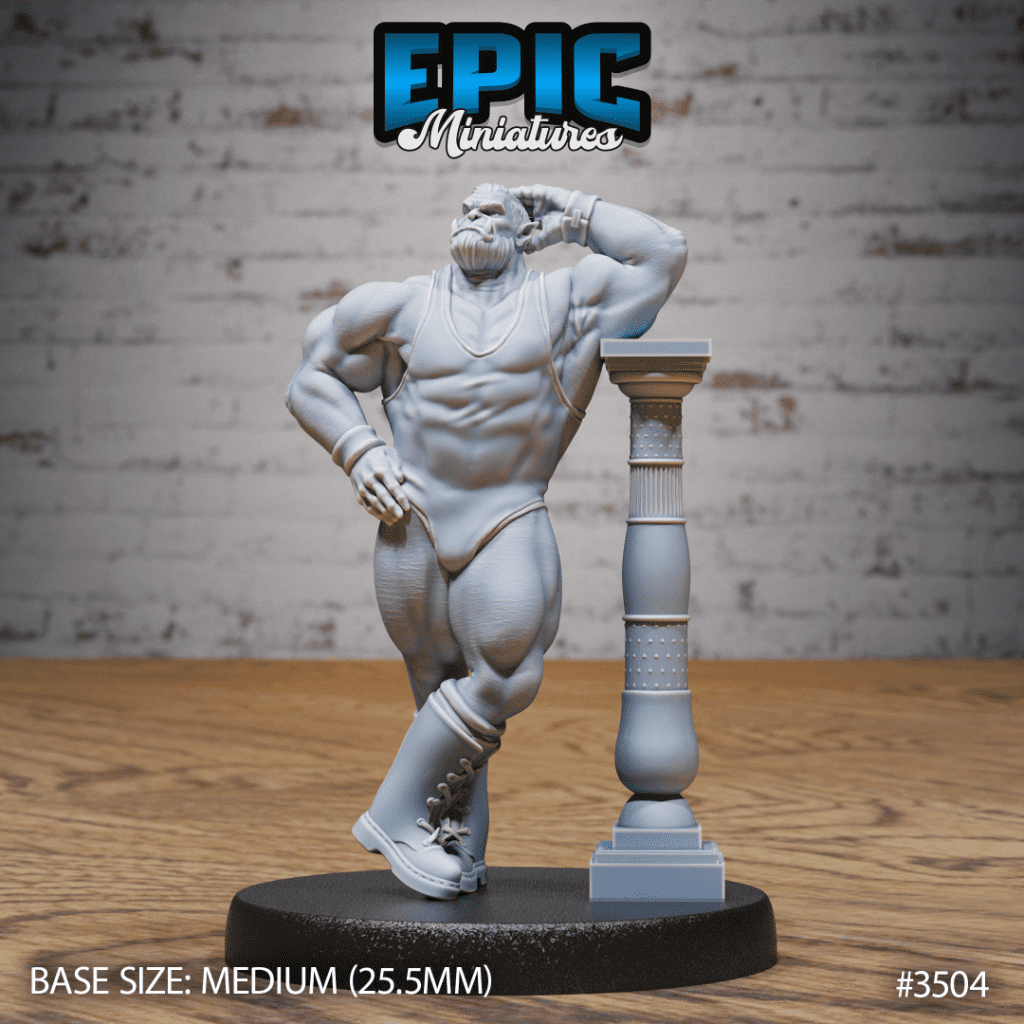 Orc Strongman Posing | Haven 3D Prints