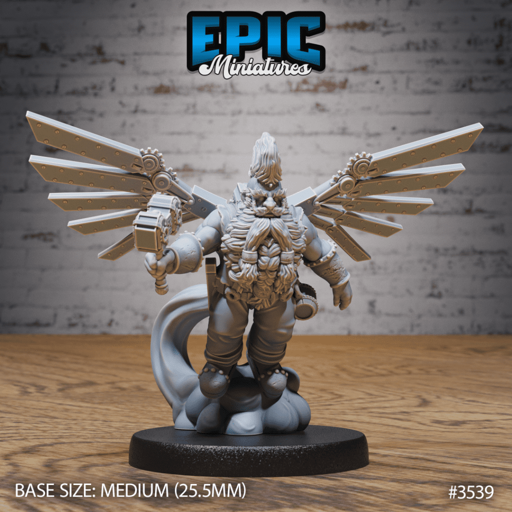 Cannon Dwarf Flying | Haven 3D Prints