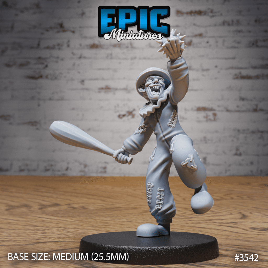 Horror Clown Spikeball | Haven 3D Prints