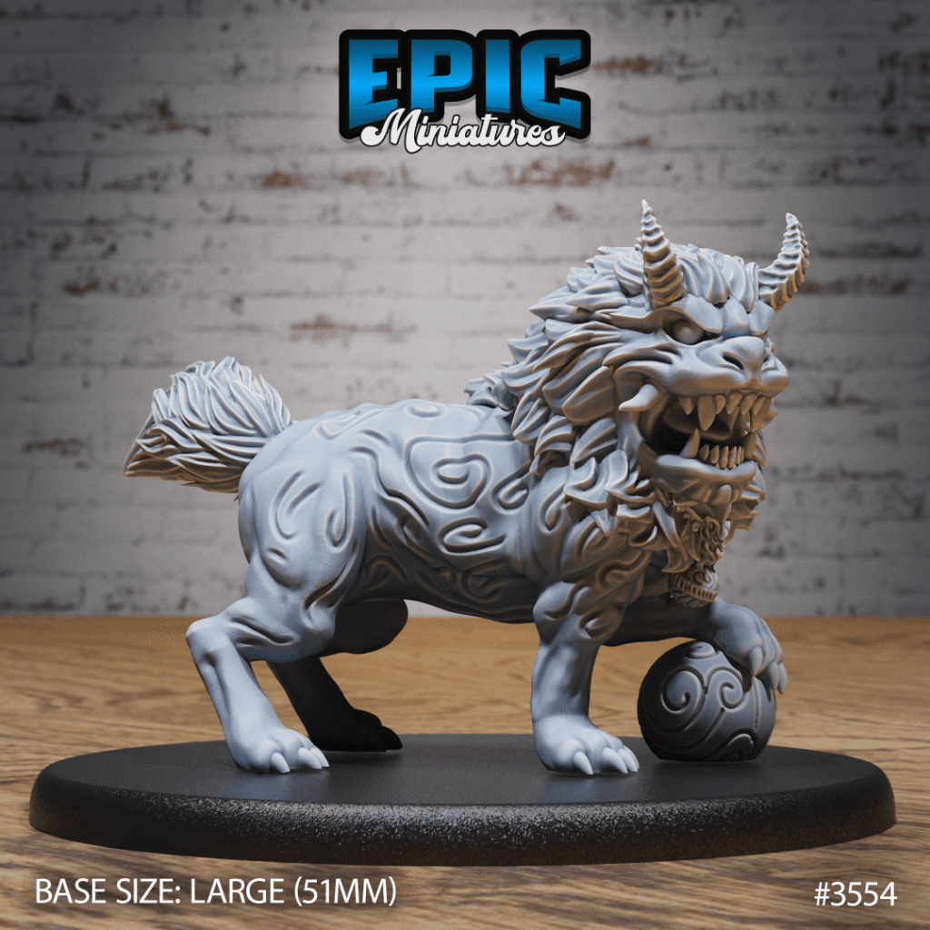 Guardian Fu Dog Ball | Haven 3D Prints