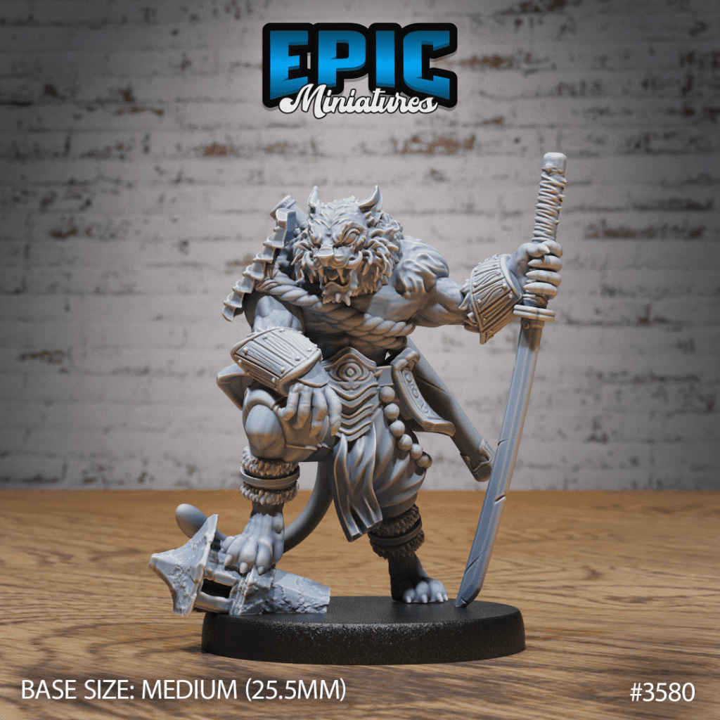 Tiger Folk Samurai | Haven 3D Prints