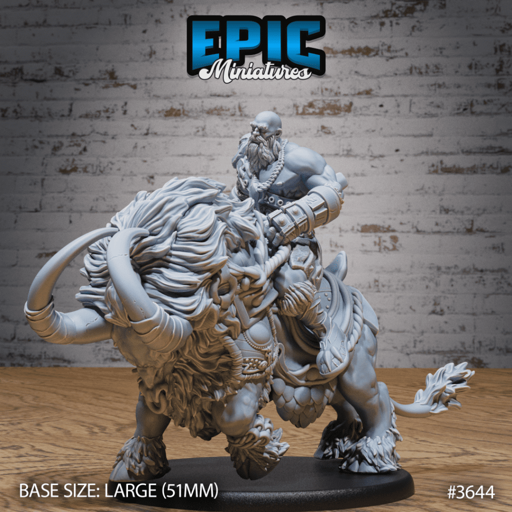 Half-Giant Barbarian Rider | Haven 3D Prints