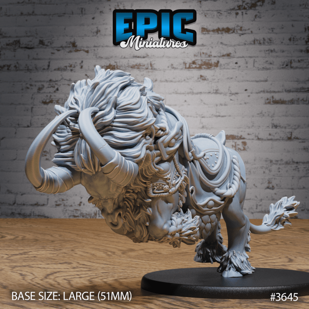 Devilhorn Bull Mount Attack | Haven 3D Prints