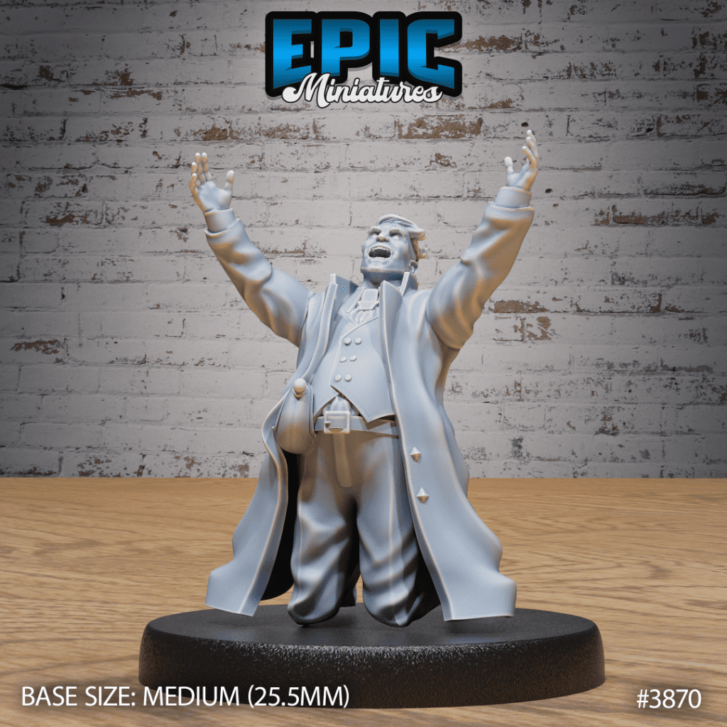 Laughing Ghost Praying | Haven 3D Prints