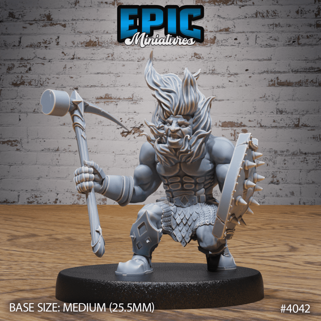 Fire Dwarf Attack | Haven 3D Prints