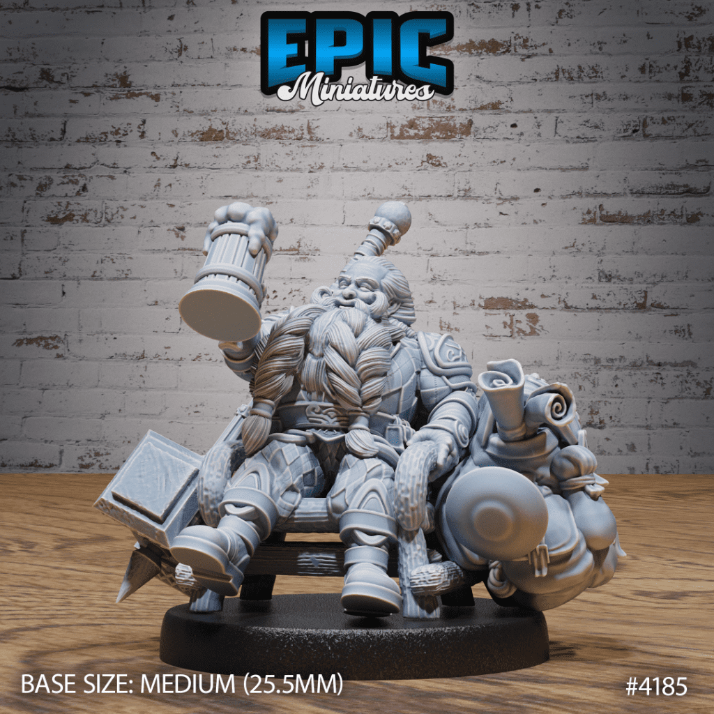 Dwarf Traveler Celebrate | Haven 3D Prints