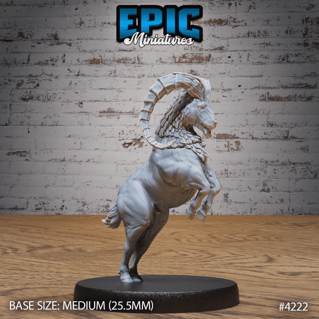 Goat Wild Attacking | Haven 3D Prints