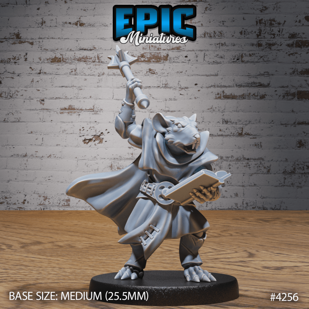Rat Folk Tribe Cleric | Haven 3D Prints