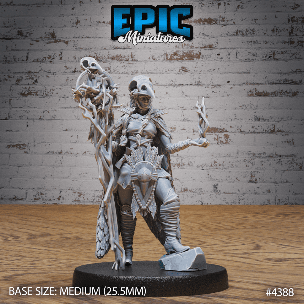 Raven Wizard Female | Haven 3D Prints