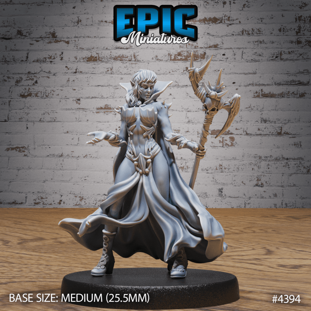 Elf Warlock Female | Haven 3D Prints