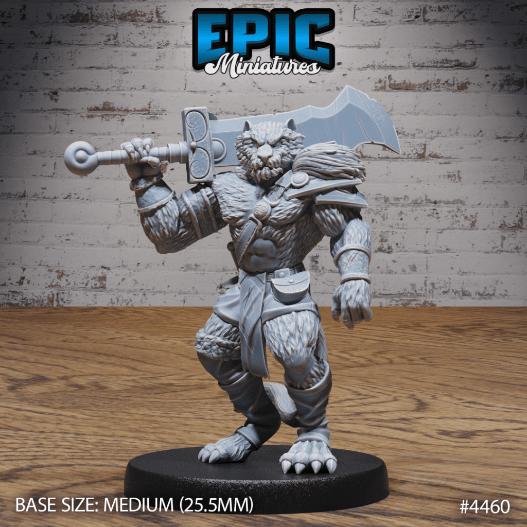 Tiger Folk Adventurer | Haven 3D Prints