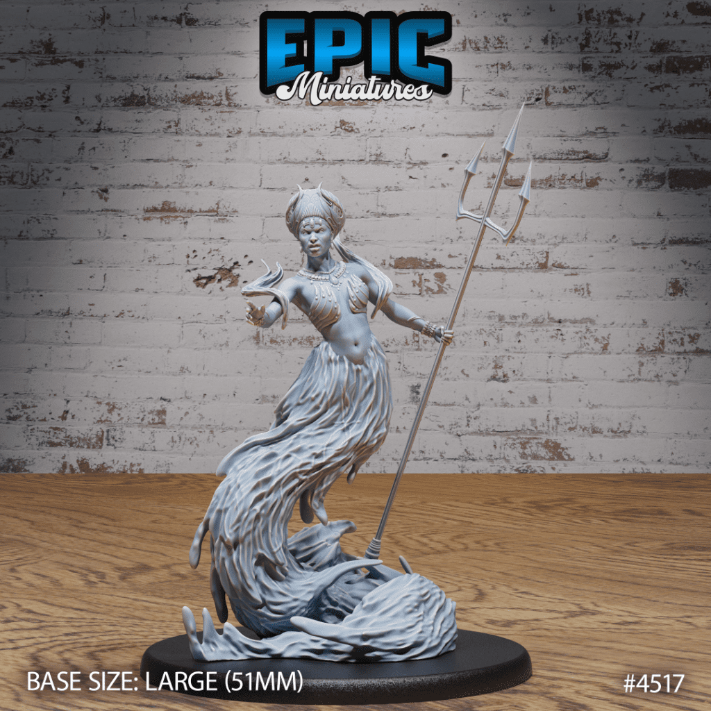 River Goddess Avatar Trident | Haven 3D Prints