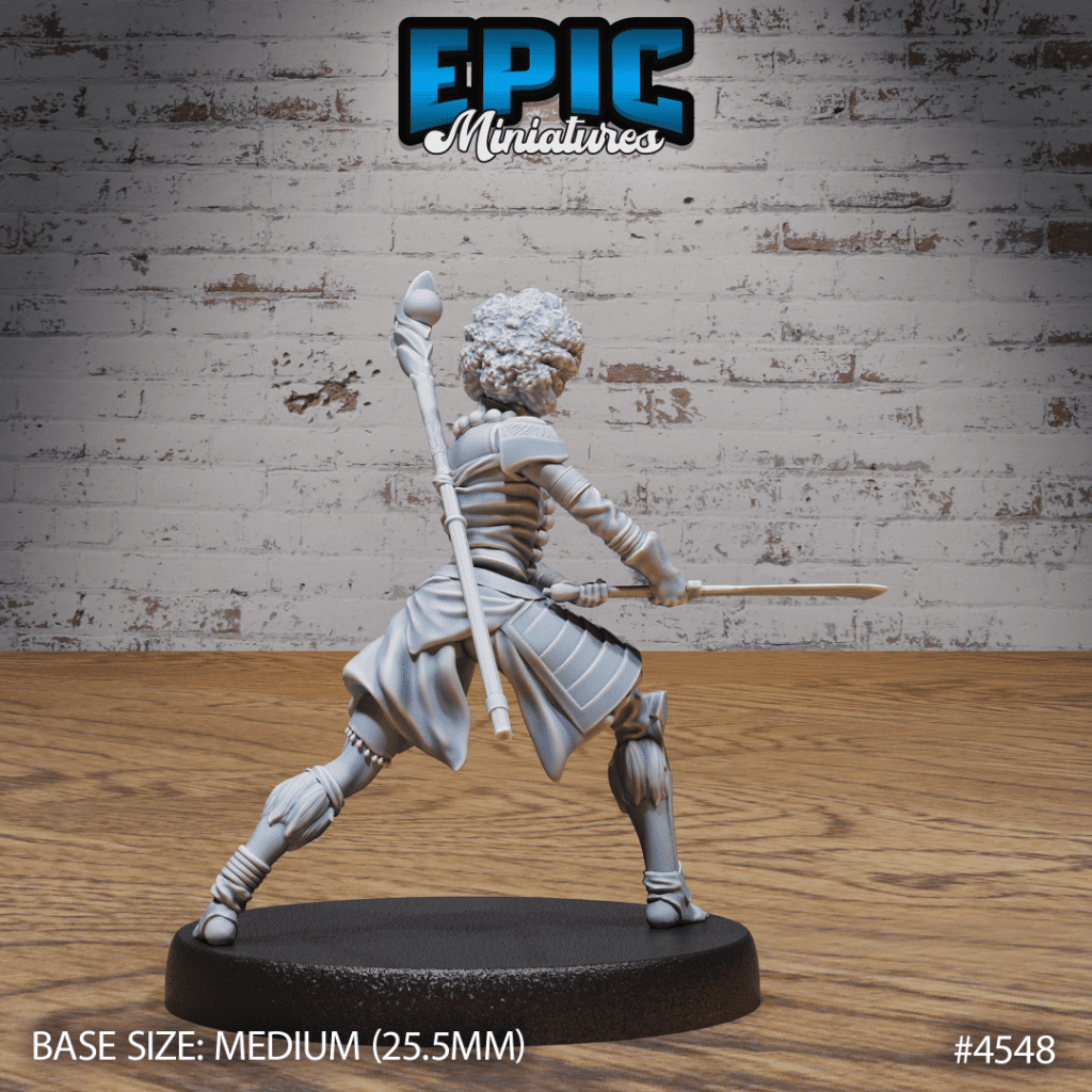 Safari Fighter Player Character Attack | Haven 3D Prints