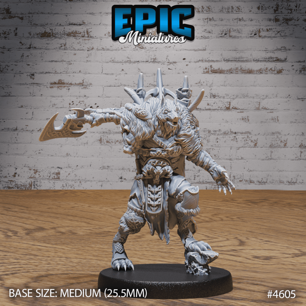 Werewolf Beast King Attacking | Haven 3D Prints