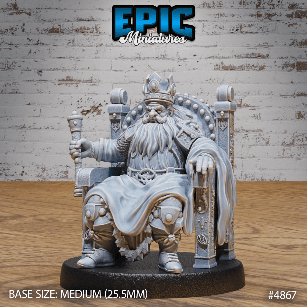 Dwarf King Throne | Haven 3D Prints