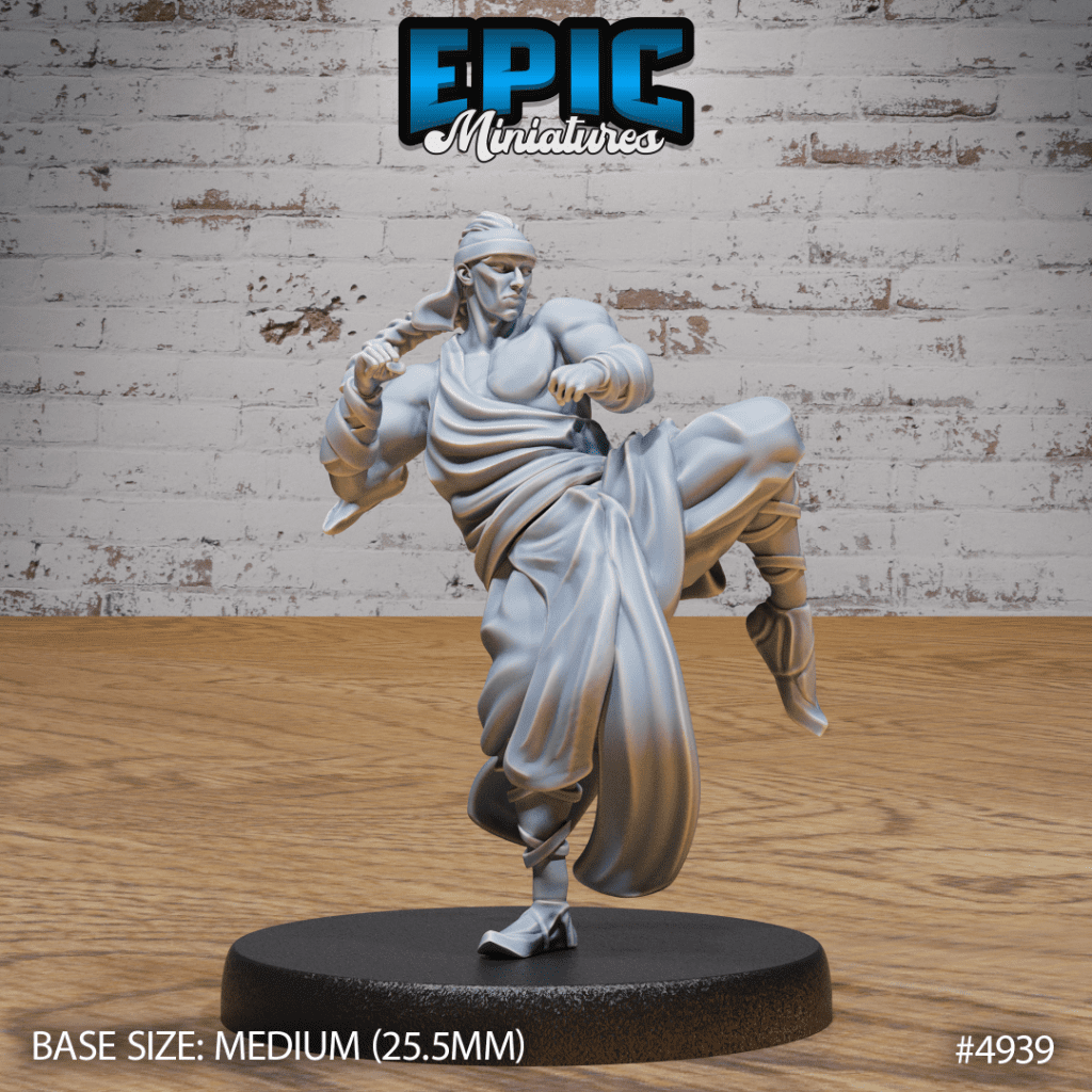 Martial Arts Monk Kick | Haven 3D Prints