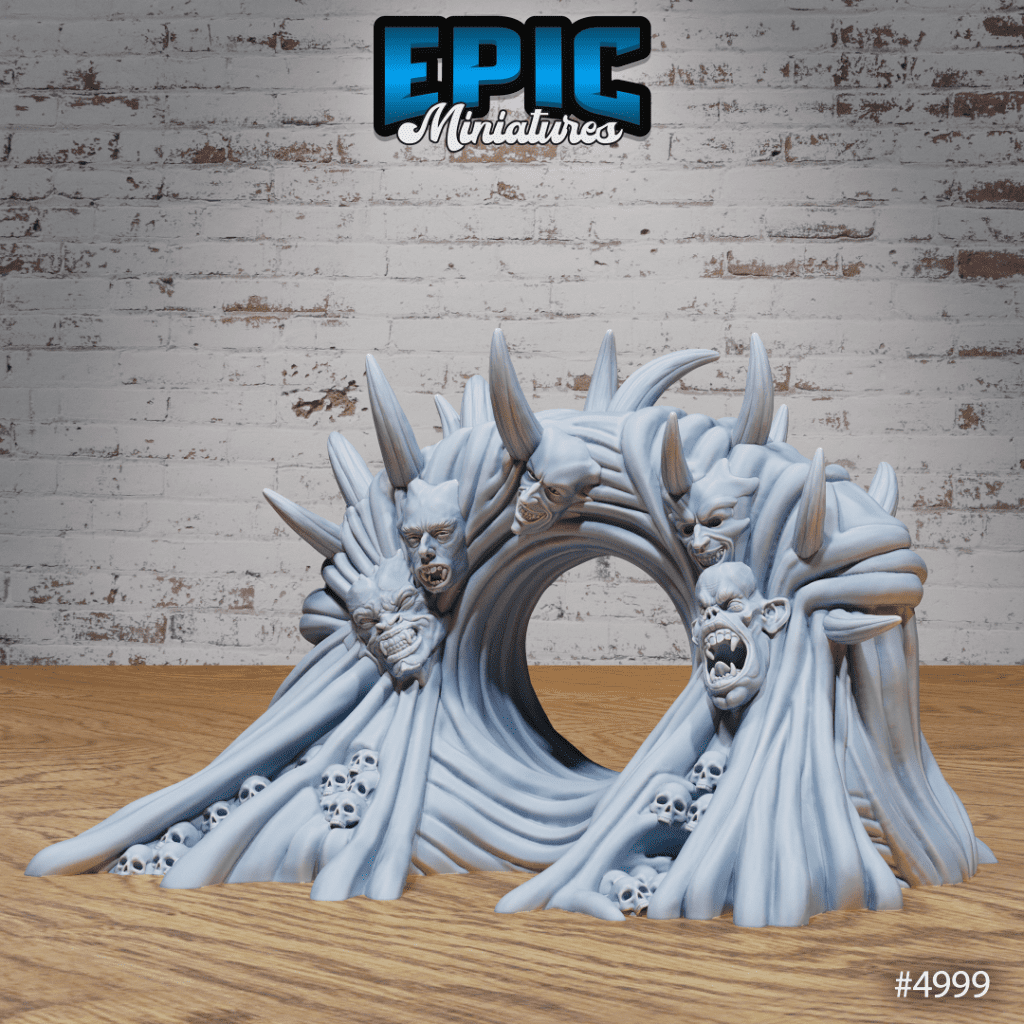 Devil & Hell Scatter Living Wall Entrance | Haven 3D Prints