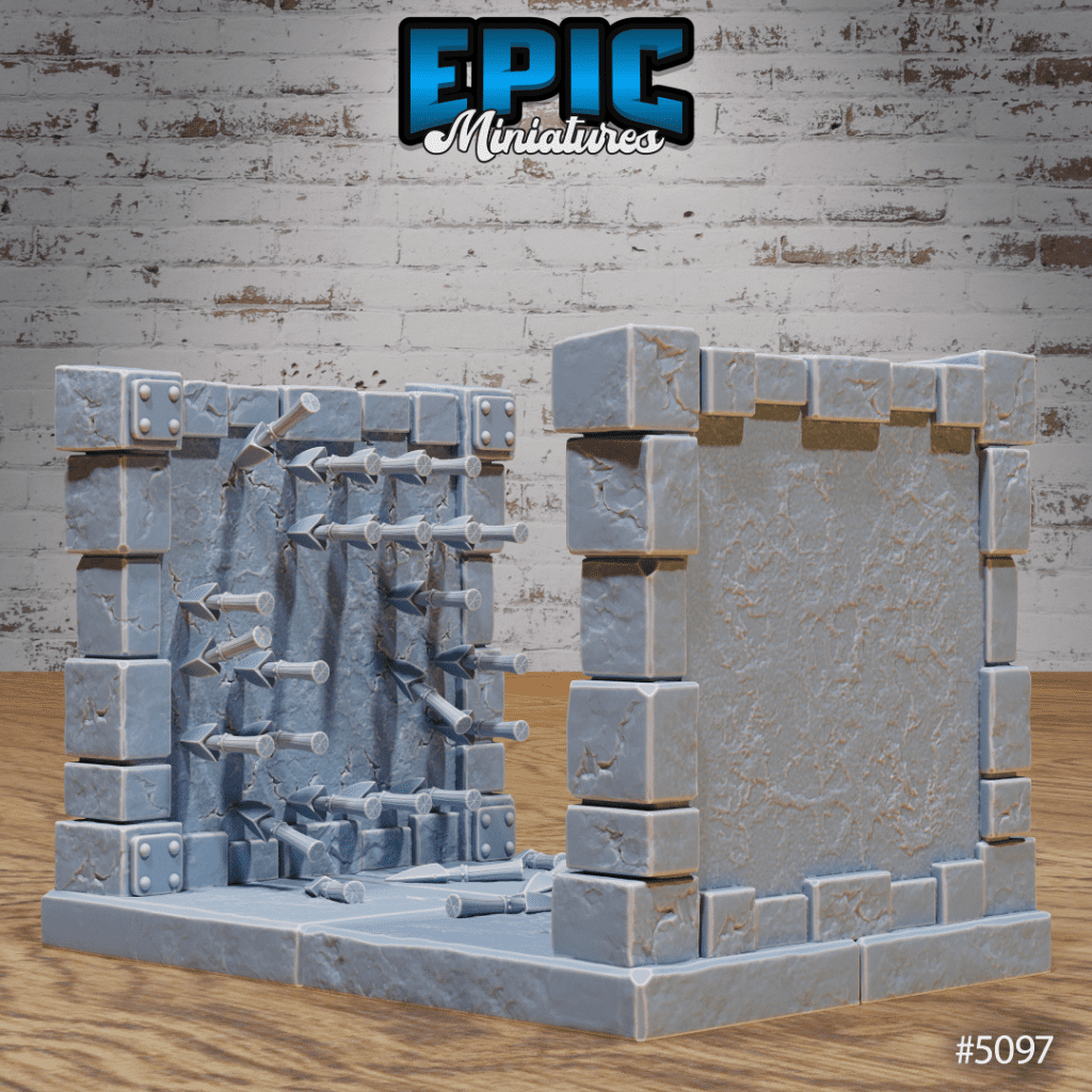 Prison Scatter Arrow Trap Activated | Haven 3D Prints