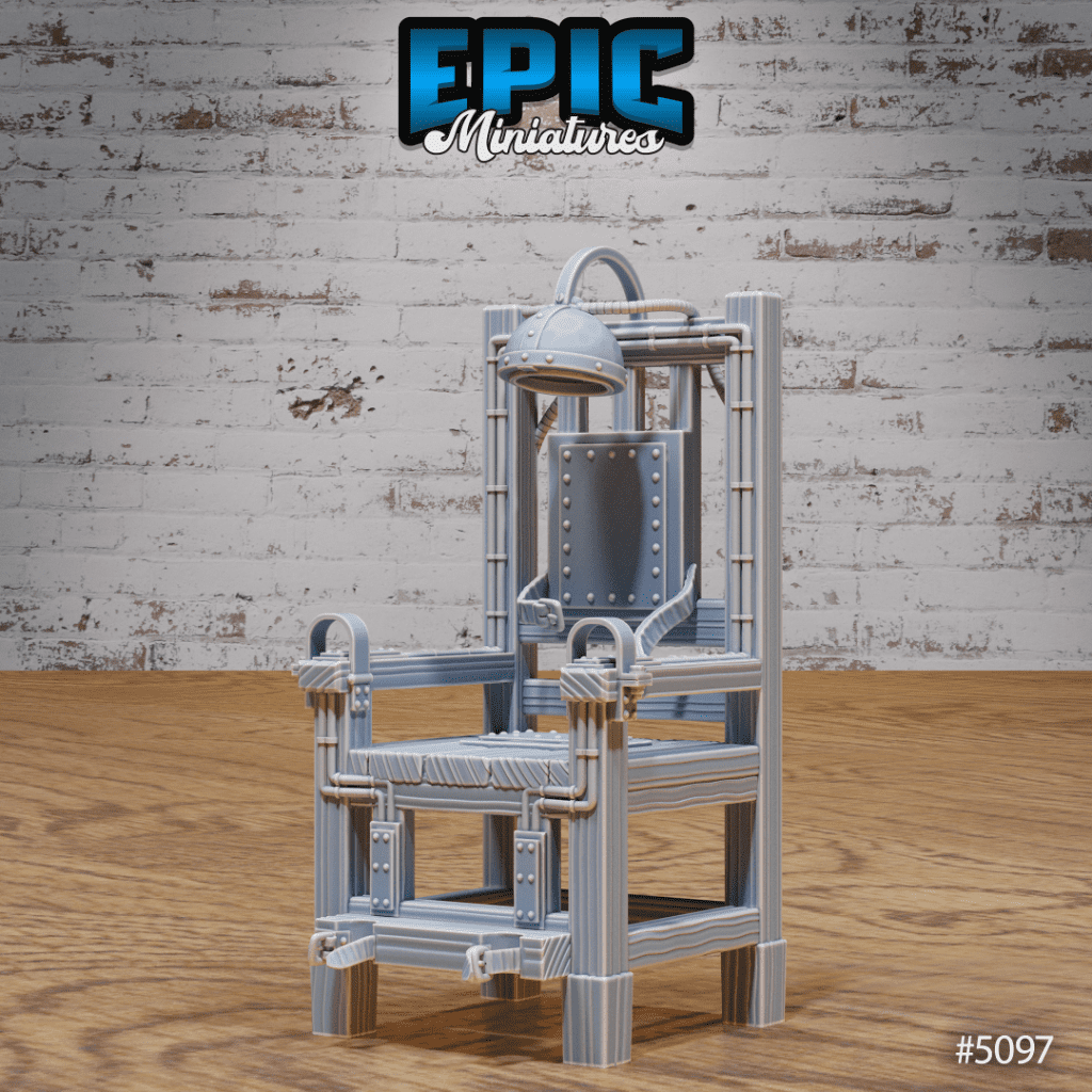 Prison Scatter Electric Chair | Haven 3D Prints