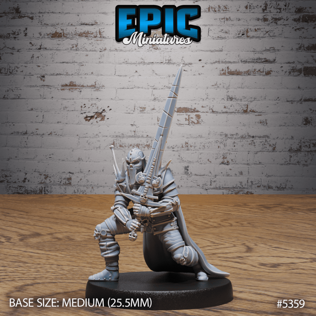 Necro Knight Stance | Haven 3D Prints