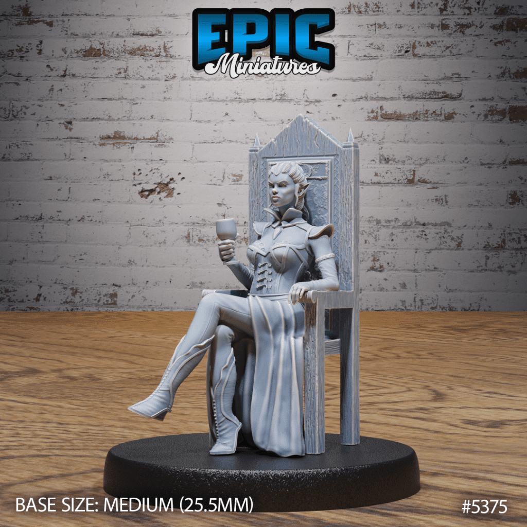 Royal Vampire Lady Throne | Haven 3D Prints