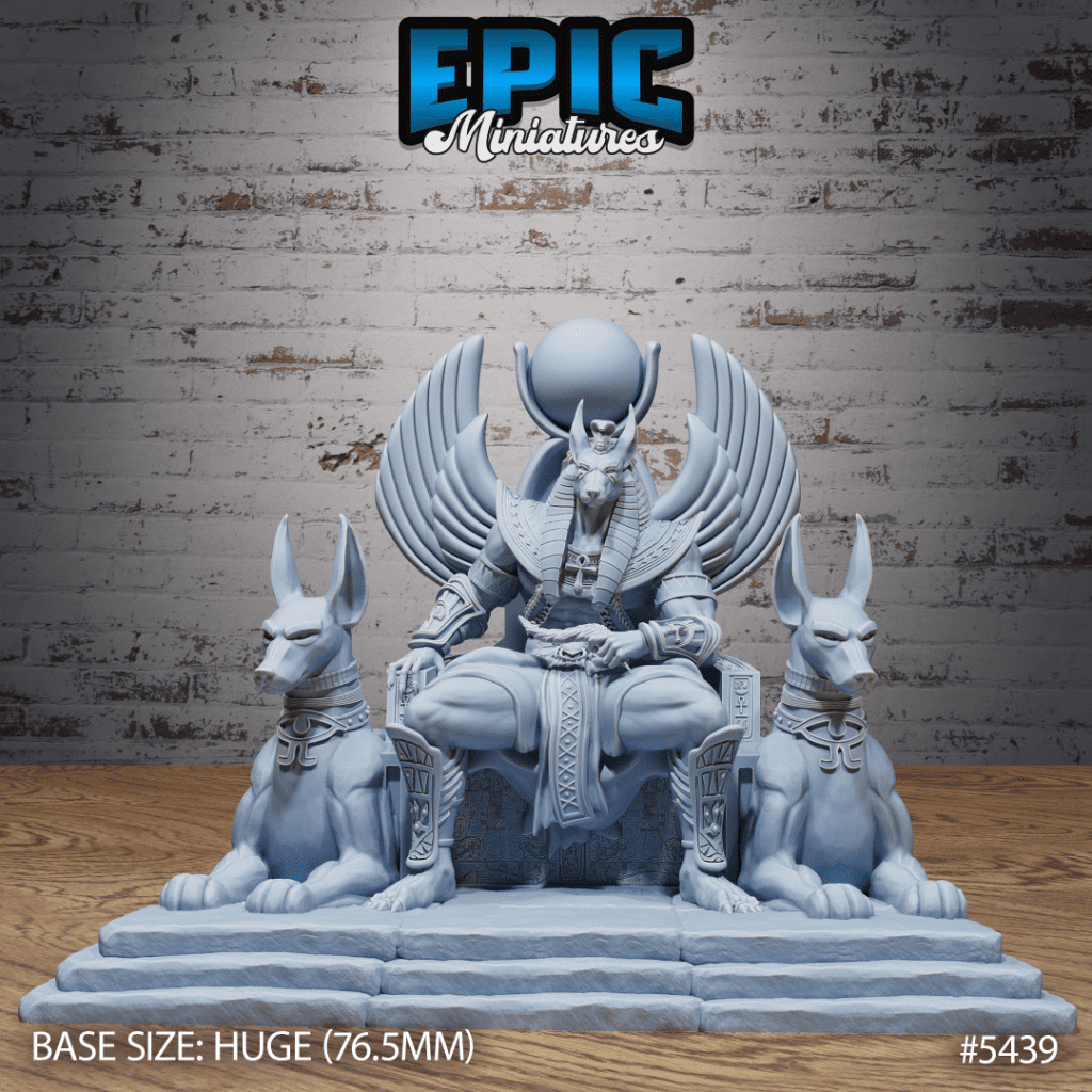 Anubis God Avatar Throne | Haven 3D Prints
