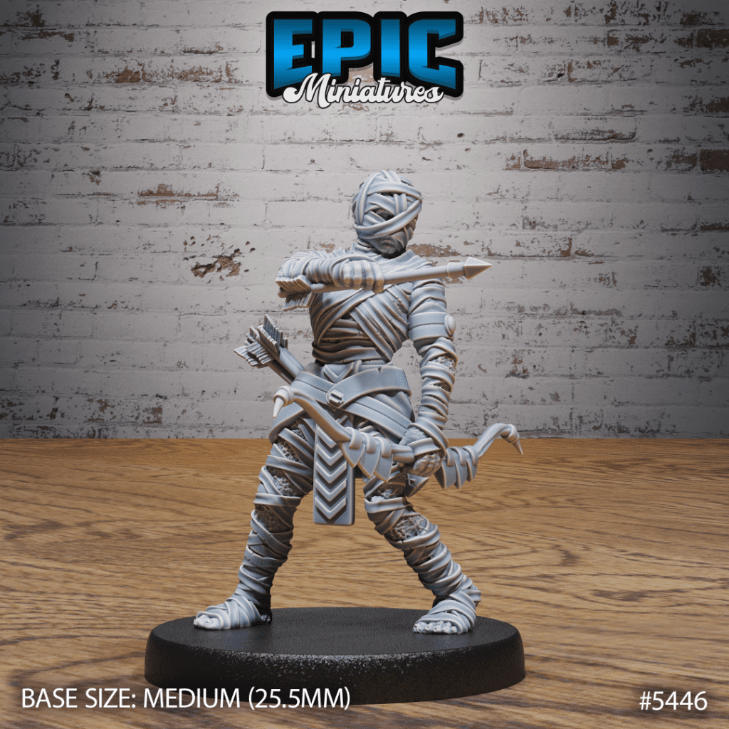 Mummy Army Archer | Haven 3D Prints