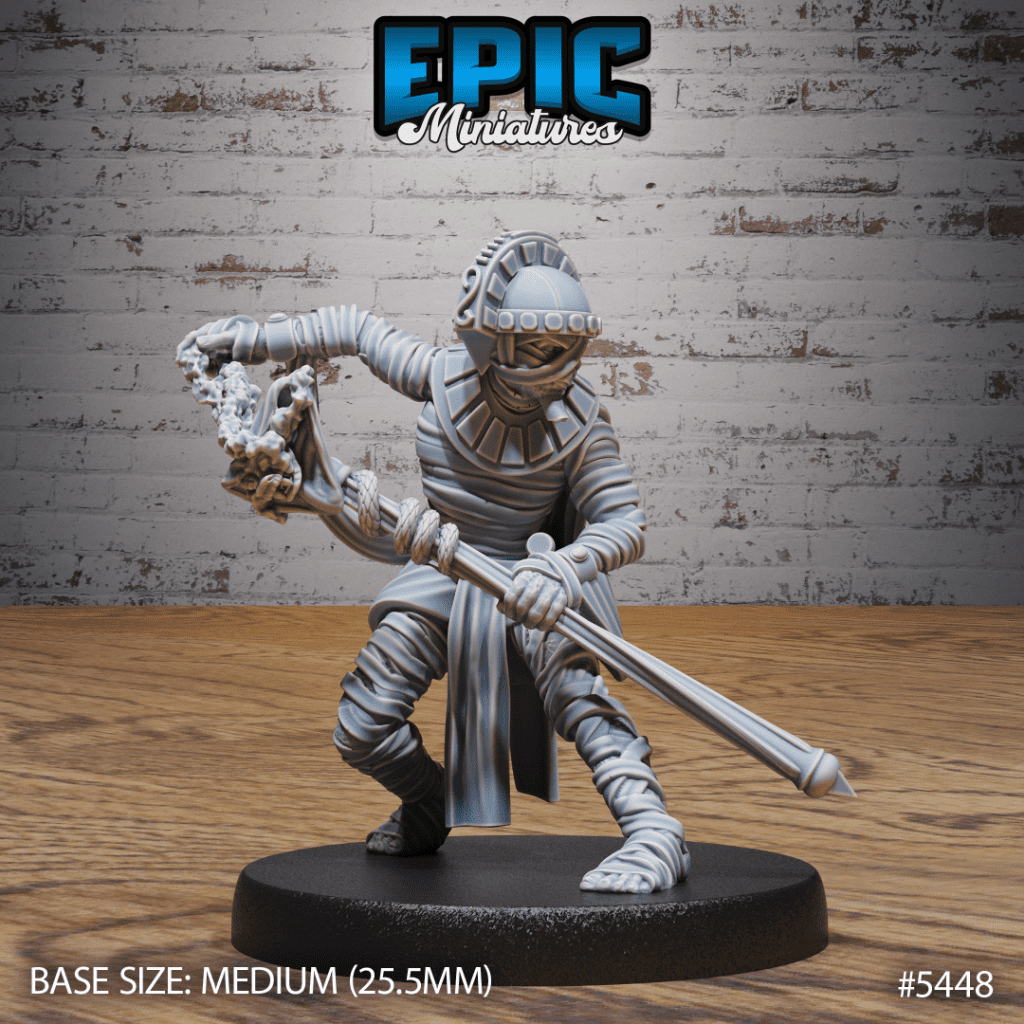 Mummy Army Mage | Haven 3D Prints
