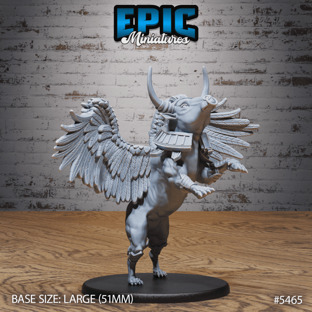 Winged Red Bull Beast Attack | Haven 3D Prints