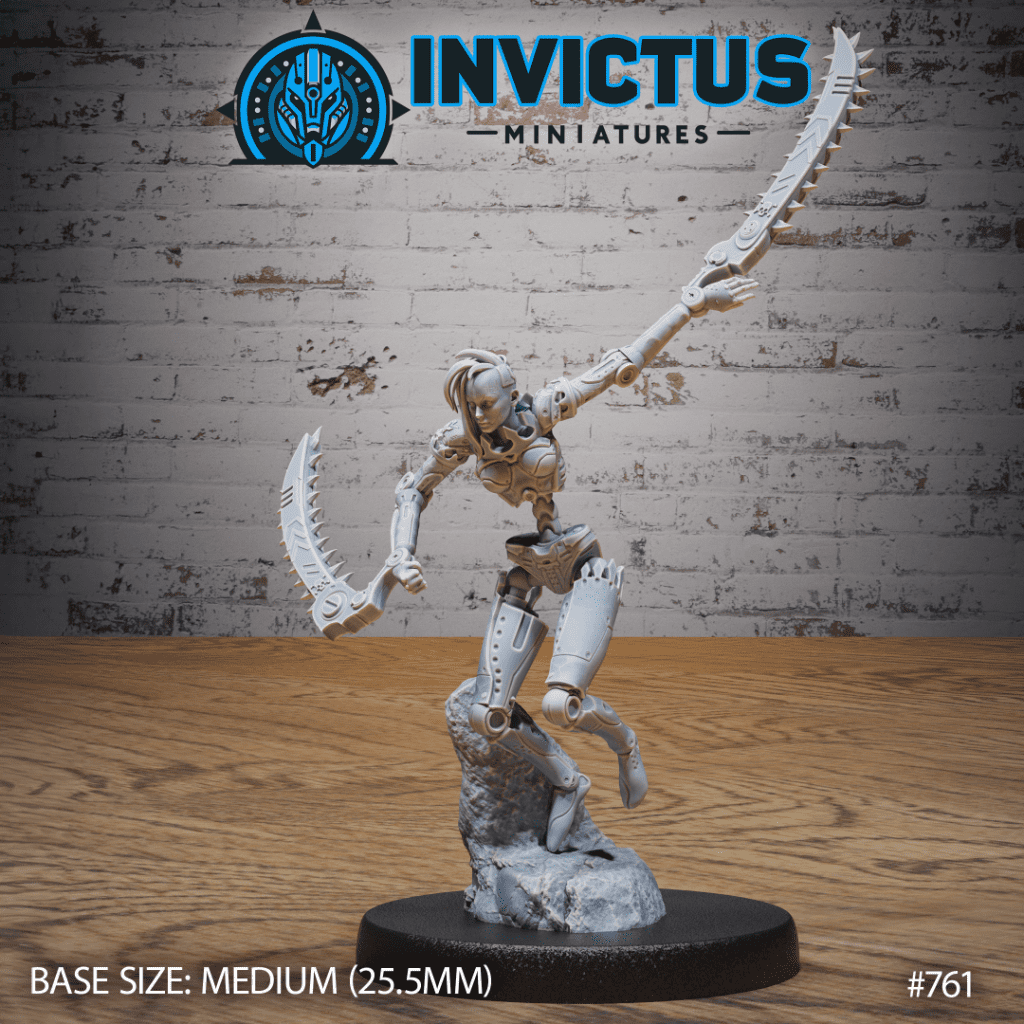 Killer Bot Girl Attack | Haven 3D Prints