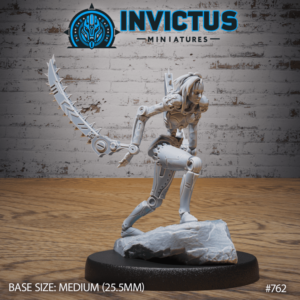 Killer Bot Girl Stance | Haven 3D Prints