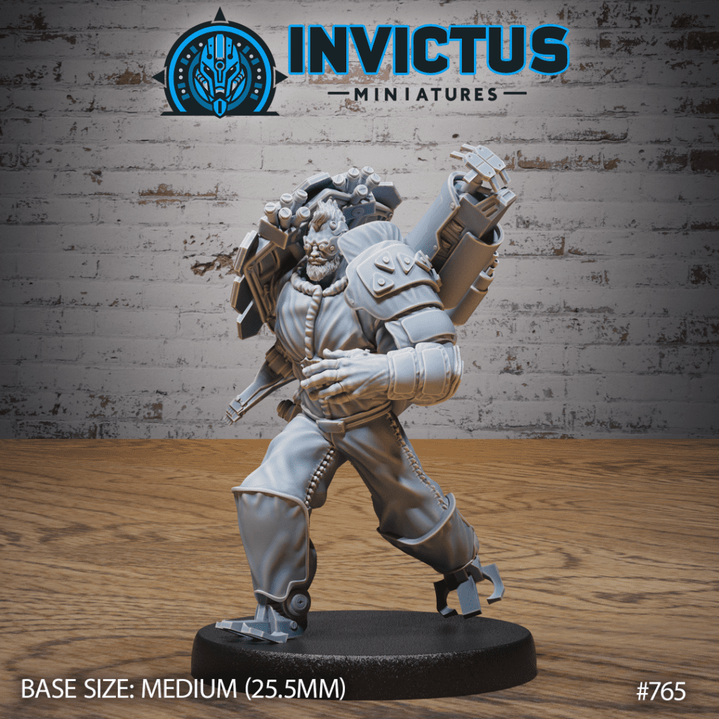 Battle Flamethrower Running | Haven 3D Prints